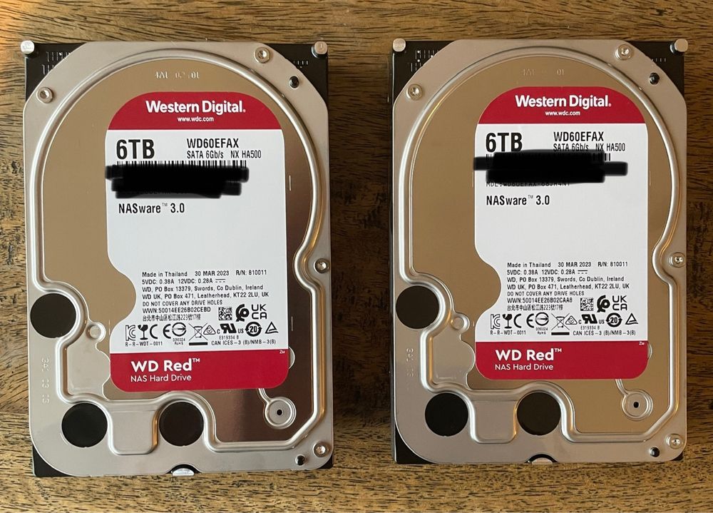 WD Red 6 TB, 3.5“,SMR (2x) (Gebraucht) in Luzern für CHF 250 – nur ...
