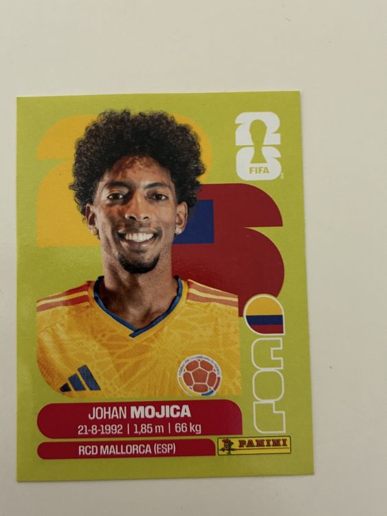 Panini FIFA World Cup 2026 Johan Mojica Sticker 44 (Gebraucht) in ...