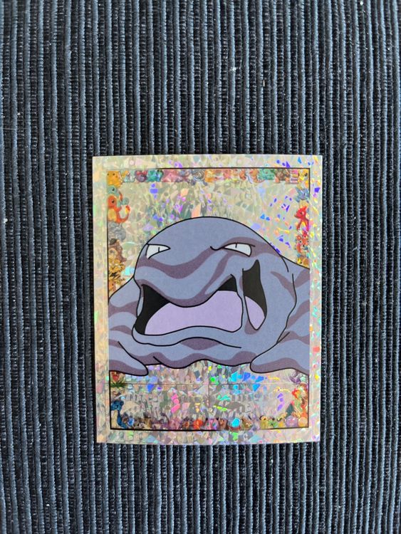 Pokemon Sleimok Holo Prism Merlin Topps Sticker Neuwertig (Neu (gemäss ...