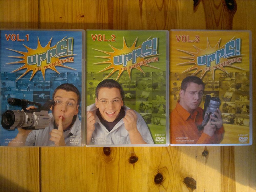DVD "Upps! Die Pannenshow", Vol. 1–3 (Gebraucht) in Zürich für CHF 28 ...