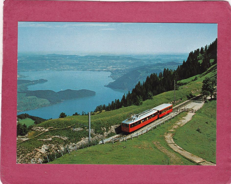 Vitznau Rigi Bahn bei Rigi Staffel Blick auf den Zugersee (Gebraucht) in Herisau für CHF 1 – mit ...