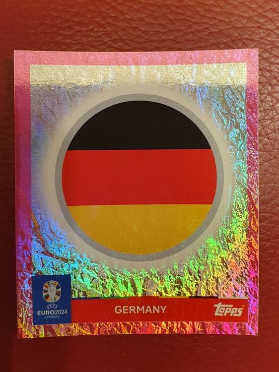 Topps Euro 2024 Sticker PINK ROSE WAPPEN GER 1 GERMANY | Kaufen auf Ricardo