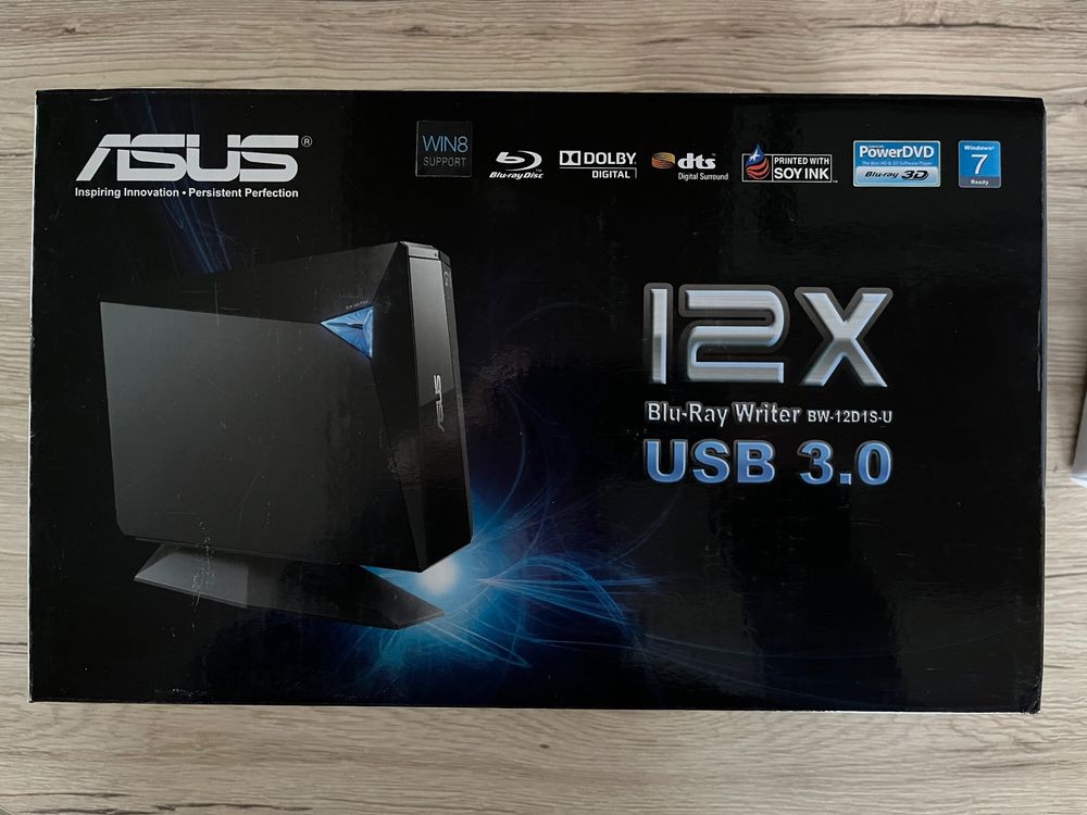 ASUS Blu ray writer BW12D1S-U and 35 new blu ray disks (Neu (gemäss ...