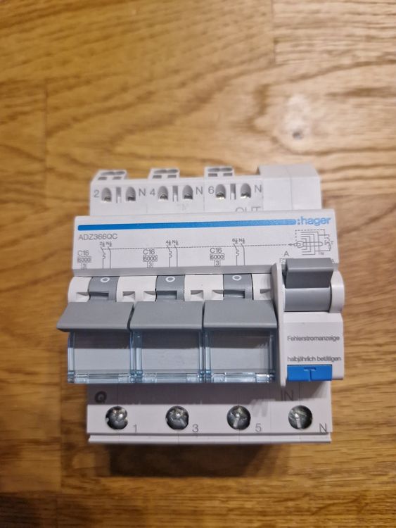 Hager FI LS C16A 30mA | Kaufen auf Ricardo