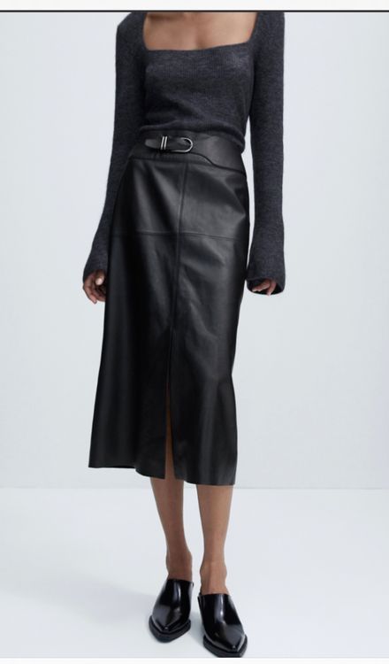 Jupe Massimo Dutti , cuir neuve NP 350 | Kaufen auf Ricardo