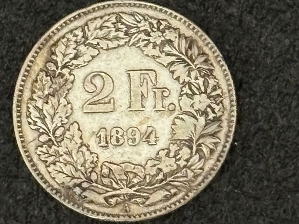 2FR. 1894 mit Patina (Gebraucht) in Niederlenz für CHF 11 – mit ...