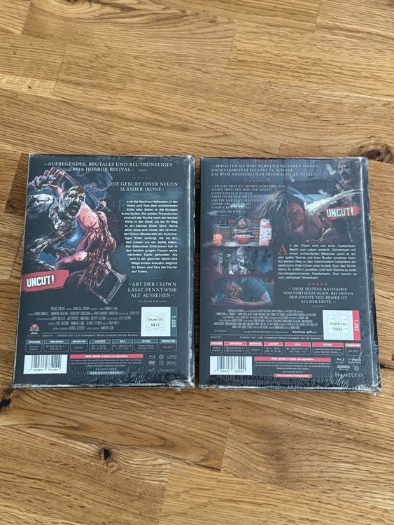 Terrifier 1+2 Mediabook Wattiert OVP (Neu und originalverpackt) in ...