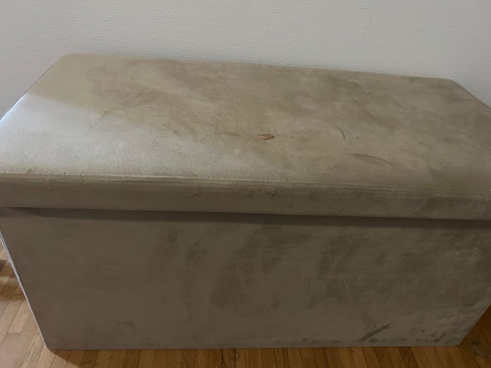 Truhe mit Stauraum, beige, gut erhalten (Gebraucht) in Zürich für CHF 4 ...