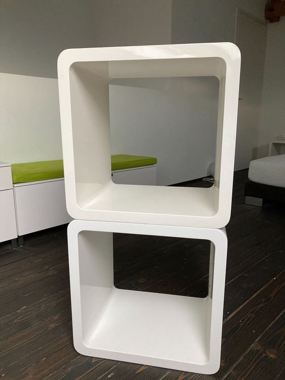 2 Lounge Cubes MDF White von Kare Design | Kaufen auf Ricardo