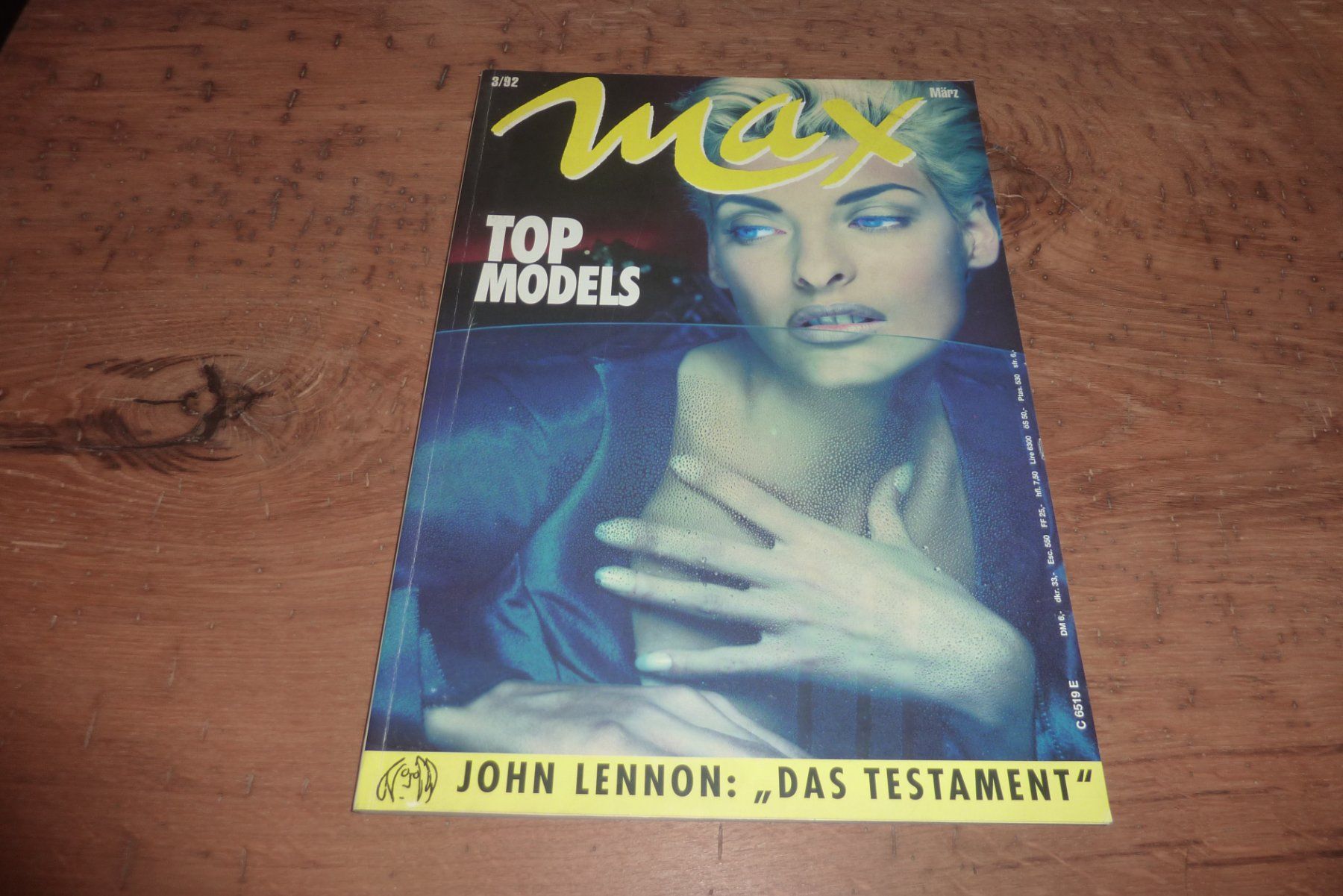 Max, Magazin, Top Models, Fotos, John Lennon, 1992 (Gebraucht) in ...
