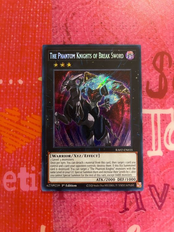 Yugioh RA02-EN035 The Phantom Knights of Break Sword SECRET | Kaufen ...