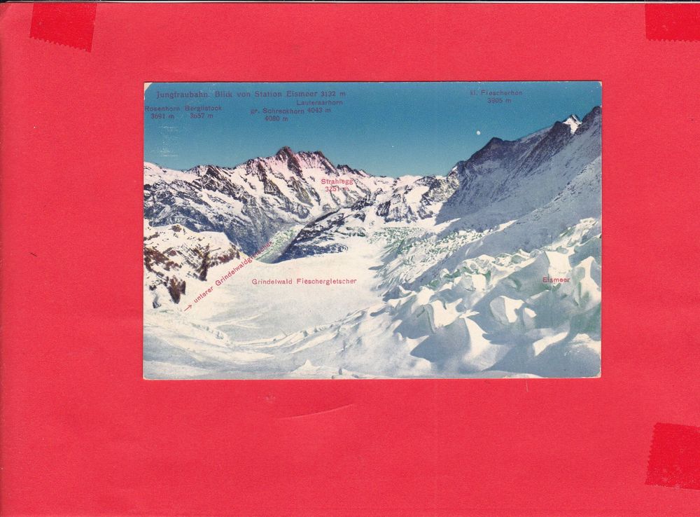 Jungfraubahn. Blick von Station Eismeer (Gebraucht) in St. Peterzell für CHF 1 – mit Lieferung ...