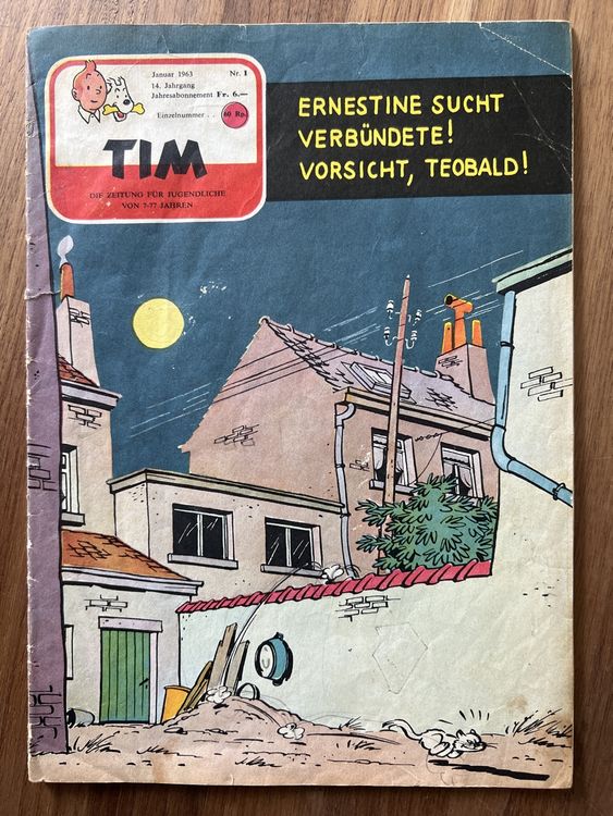Tim Atar Comic Zeitung Nr. 1 von 1963 Schatz Rackham Rarität | Kaufen ...