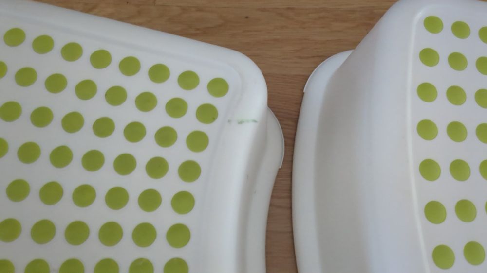 2 Stück FÖRSIKTIG Kinderhocker, weiß/grün ikea (Gebraucht) in für CHF 3 ...