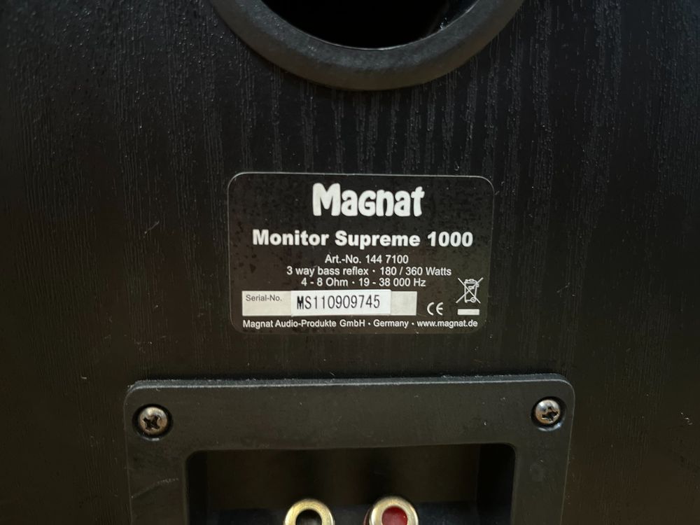 Magnat Monitor Supreme 1000 - schöner Klang, edles Design | Kaufen auf ...