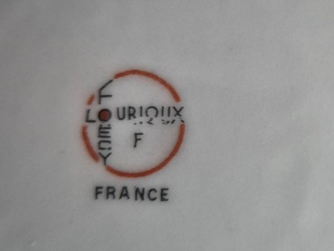 8 assiette faïencerie Lourioux France ancienne C36 (D'occasion) à ...