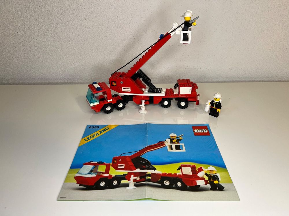 Lego - Legoland Nr. 6358 Feuerwehr LKW / Snorkel Squad | Acheter sur ...