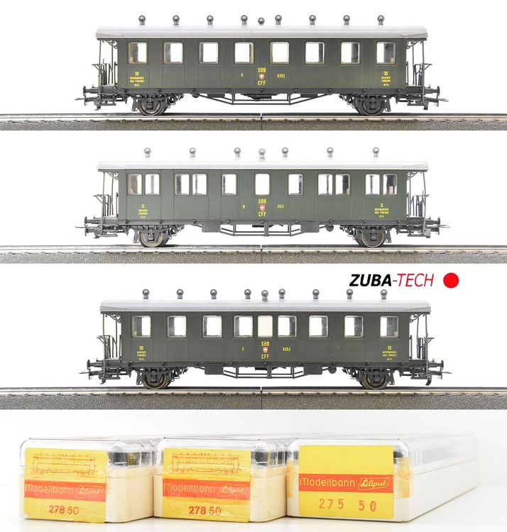 Liliput 3x Personenwagen der SBB H0 GS mit OVP | Kaufen auf Ricardo