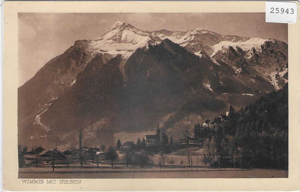 Wimmis mit Niesen - Photo: A. Vaucher (Antik) in für CHF 4 – mit ...