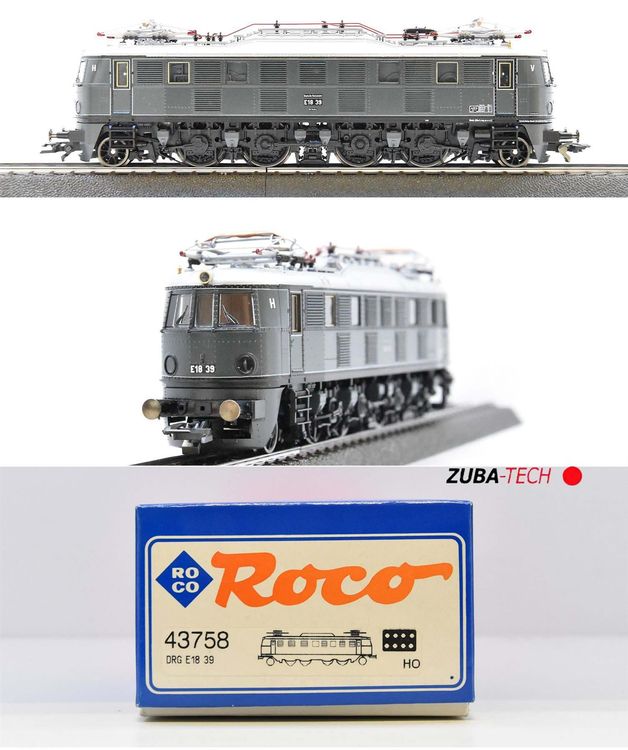 Roco 43758 E-Lok E18 DRG H0 GS Analog OV (Neu (gemäss Beschreibung)) in ...