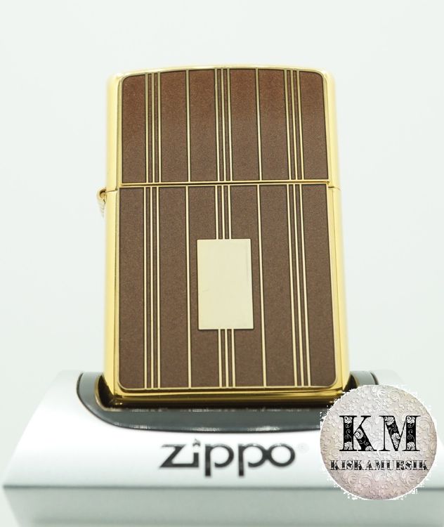 ZIPPO® LUXURY LINE - SEHR EDEL - SOLID BRASS- 2003- UNGEZÜND (Neu (gemäss Beschreibung)) in Mels ...