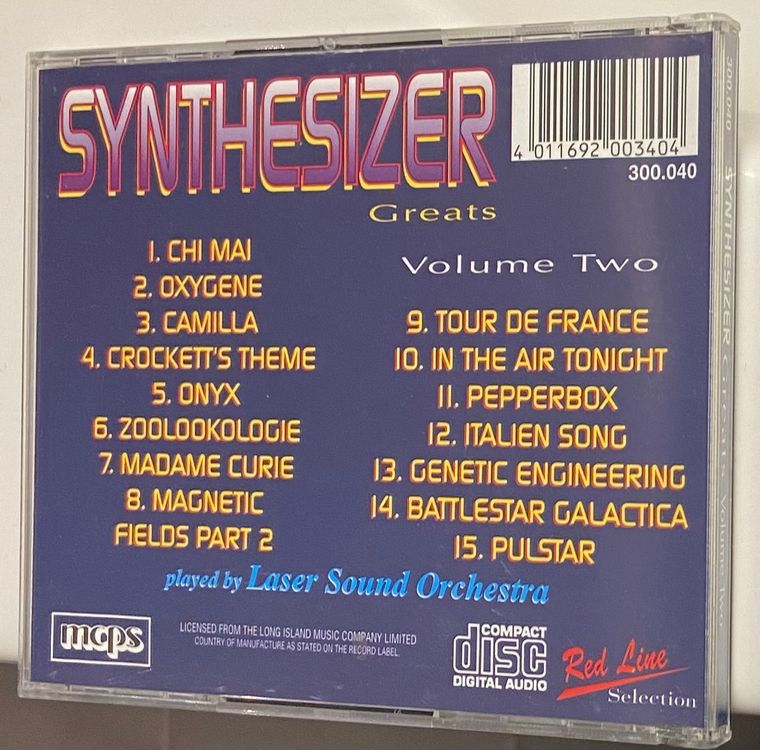 SYNTHESIZER Greats CD • Oxygene • Crockett's Theme (Gebraucht) in ...
