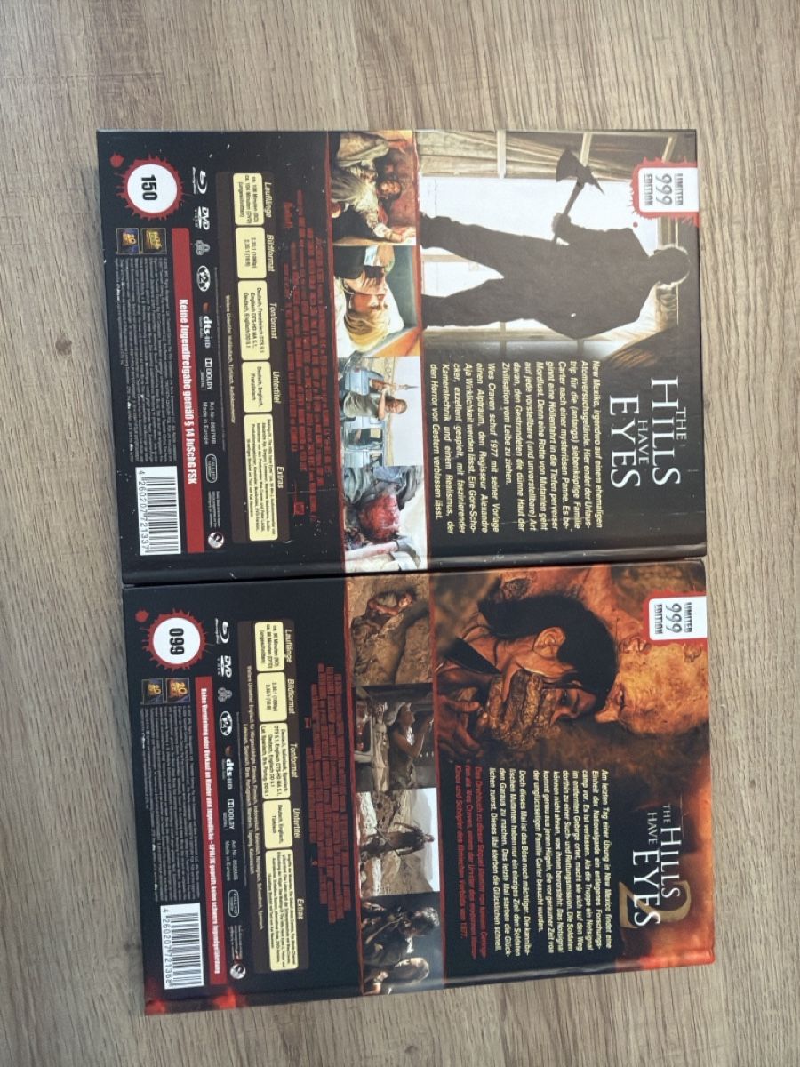 The Hills have Eyes 1&2 BluRay Mediabook (Gebraucht) in Hagendorn für ...