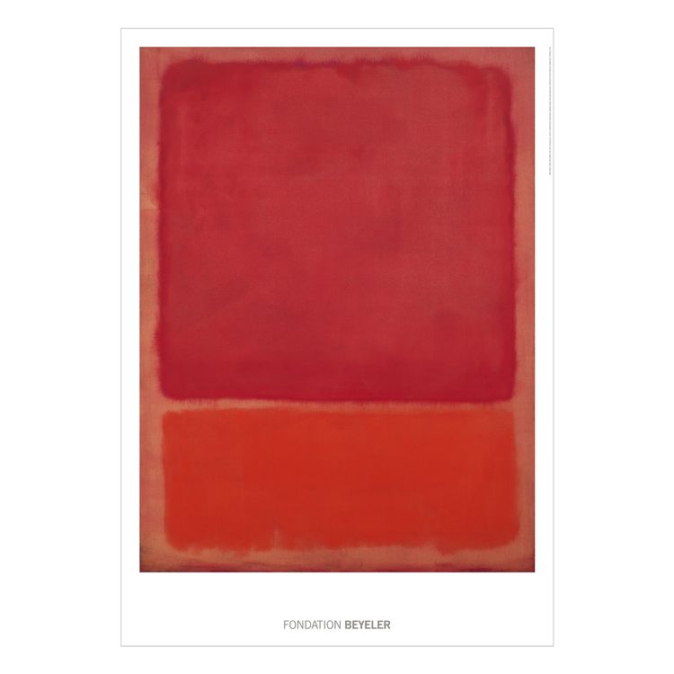 MIT RAHMEN Mark Rothko Exklusiv Poster Fondation Beyeler (Neu (gemäss ...