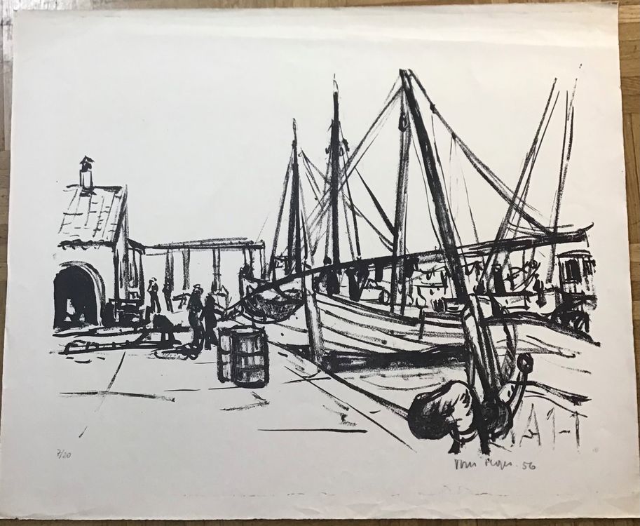 Interessante Lithographie Unleserlich Signiert (Gebraucht) in Root für CHF 5 – mit Lieferung auf ...