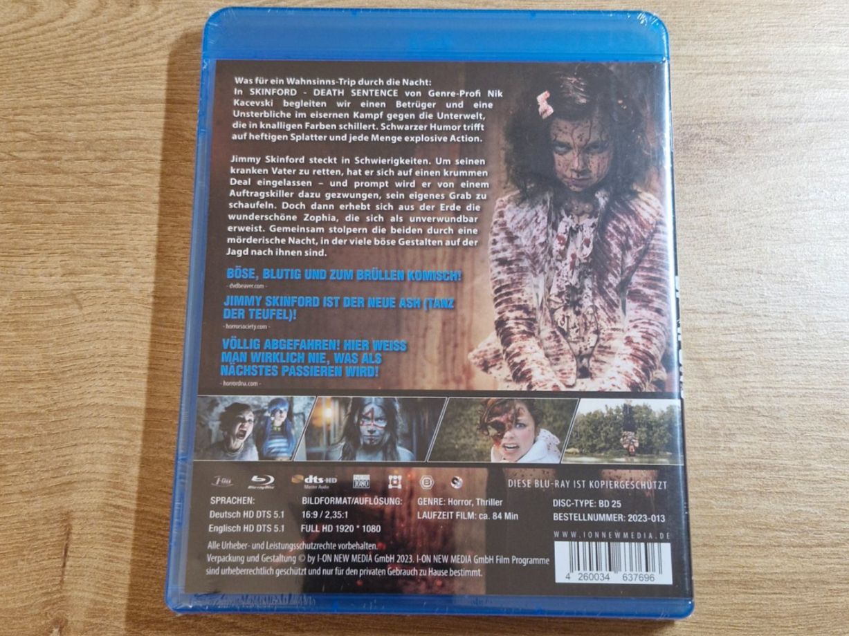 Skinford - Death Sentence (2022) Uncut RAR NEU OVP Bluray (Neu und originalverpackt) in Pfungen ...