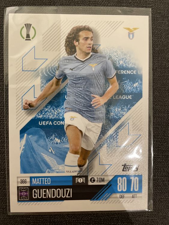 Topps Match Attax 2024/25 Matteo Guendouzi SS Lazio (Neu (gemäss ...