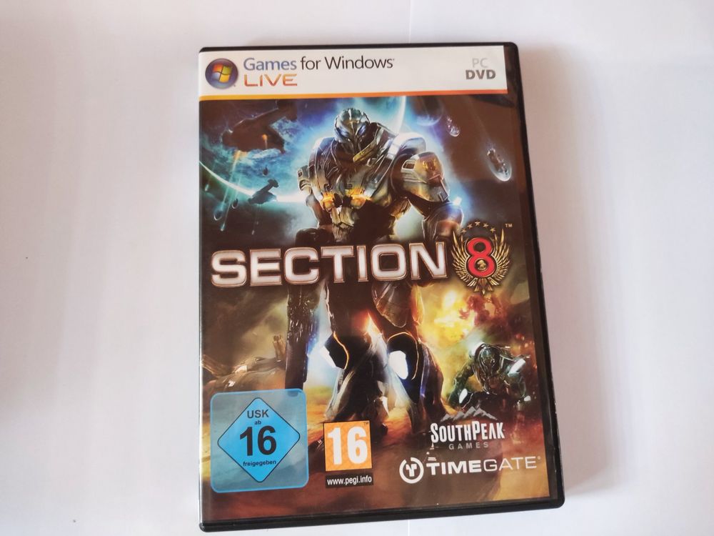 Section 8 - PC DVD - Games for Windows - Top Zustand! (Gebraucht) in ...
