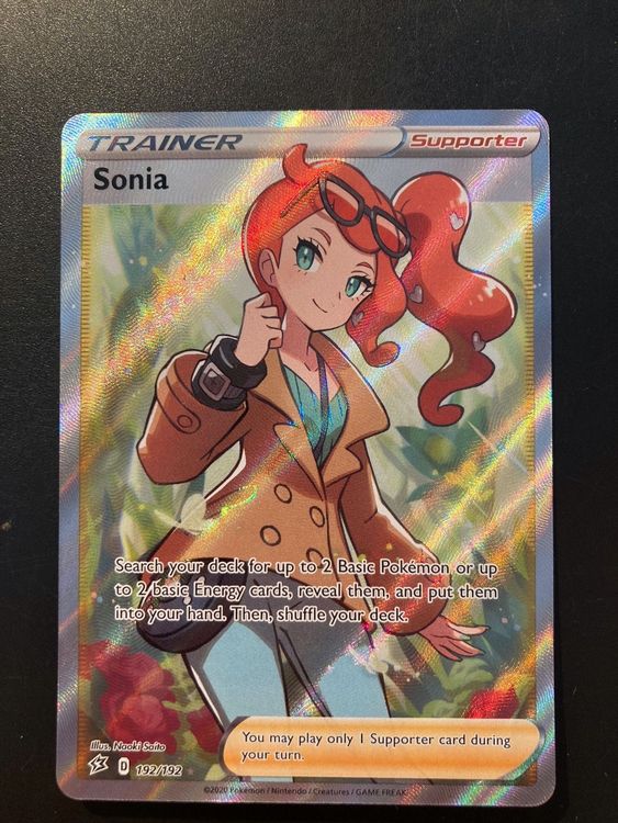 Sonia Full Art Trainer Pokémon English Card Rebel Clash 192 Kaufen