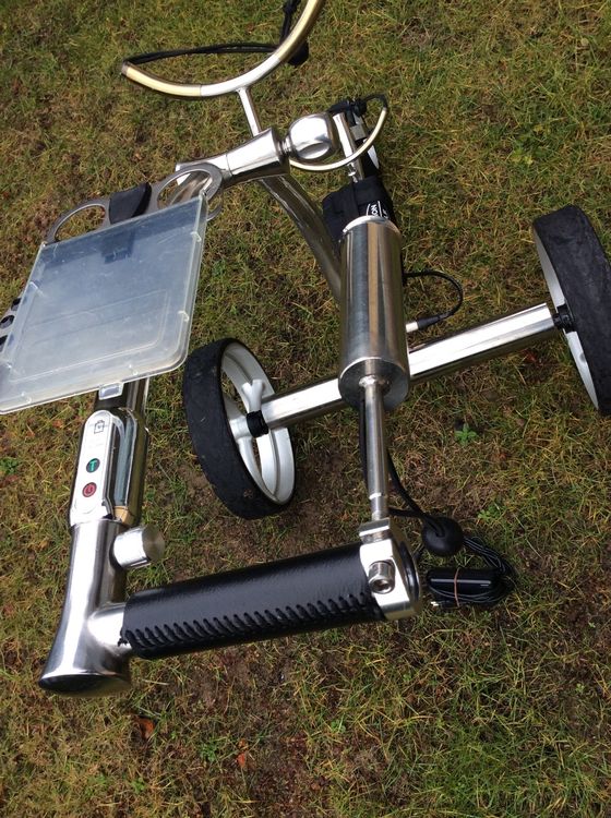 Golf Trolley, BeeGon GT-ES-900-Pro, Edelstahl poliert (Gebraucht) in ...