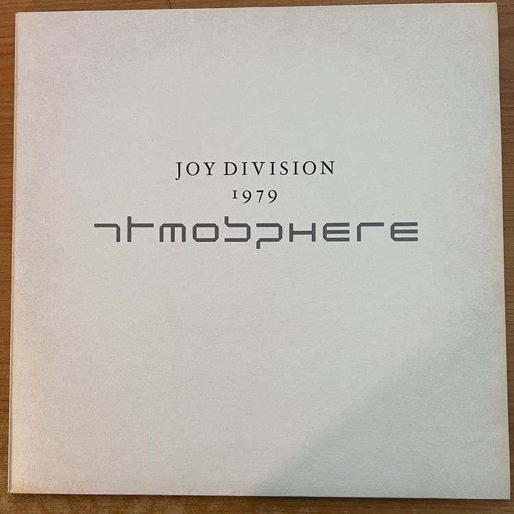 Joy Division - Atmosphere / 12" Maxi - 1. UK-Press. 1988 TOP | Kaufen auf Ricardo