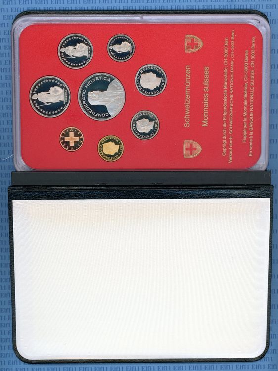 CHF-Münzsatz 1983 PP Jahrgangssatz (Neu und originalverpackt) in Widnau für CHF 25 – mit ...