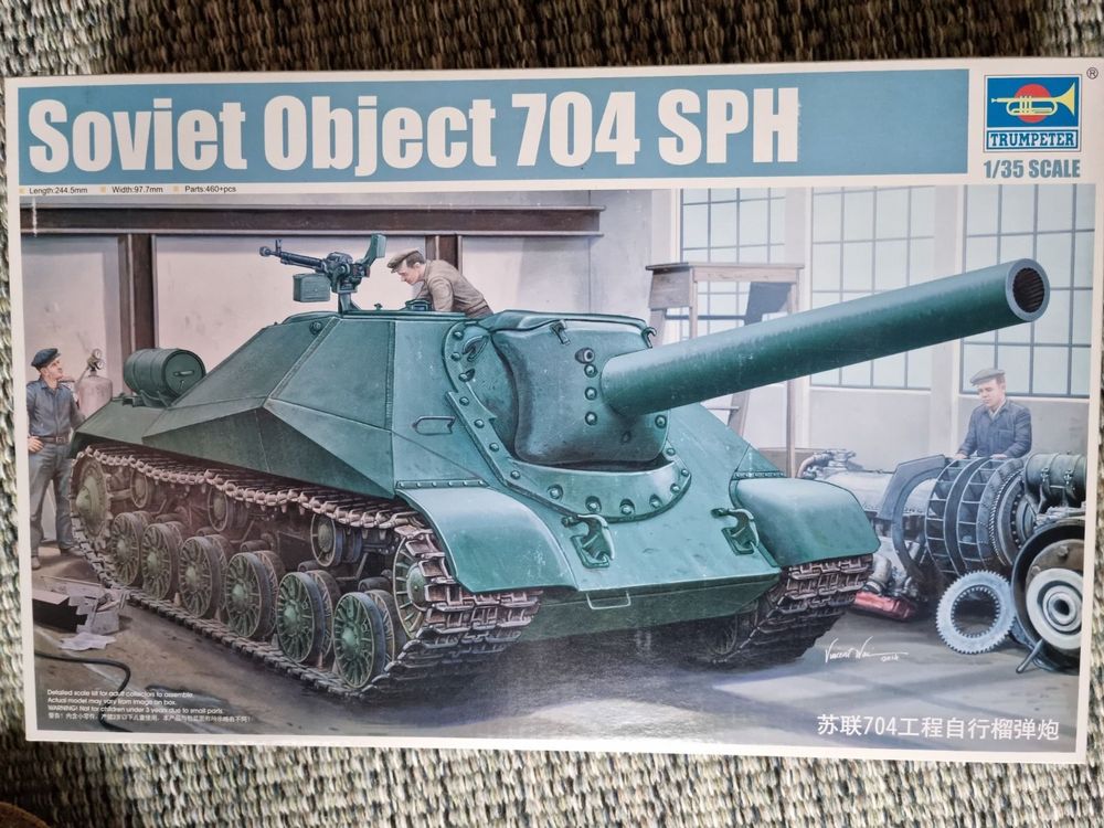 Modell-Panzer, Soviet Object 704 SPH (Neu und originalverpackt) in ...