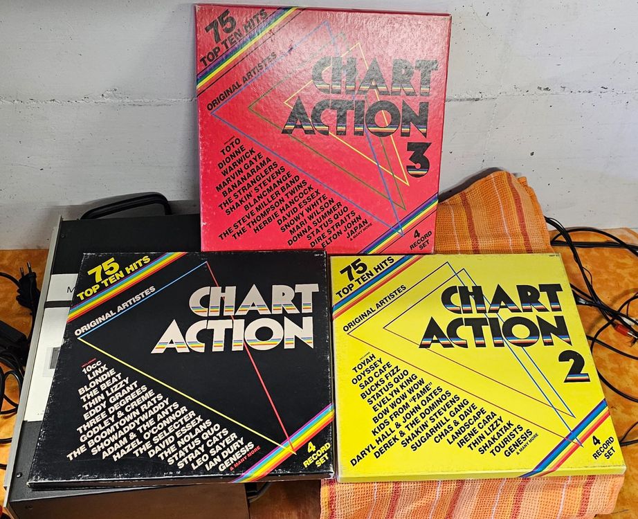 12 LP SAMMLUNG - Chart Action 1, 2 und 3 (Gebraucht) in La Garde für ...
