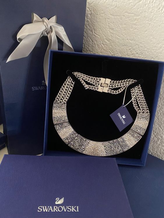 Swarovski Statement Kette original und original verpackt (Neu (gemäss Beschreibung)) in ...