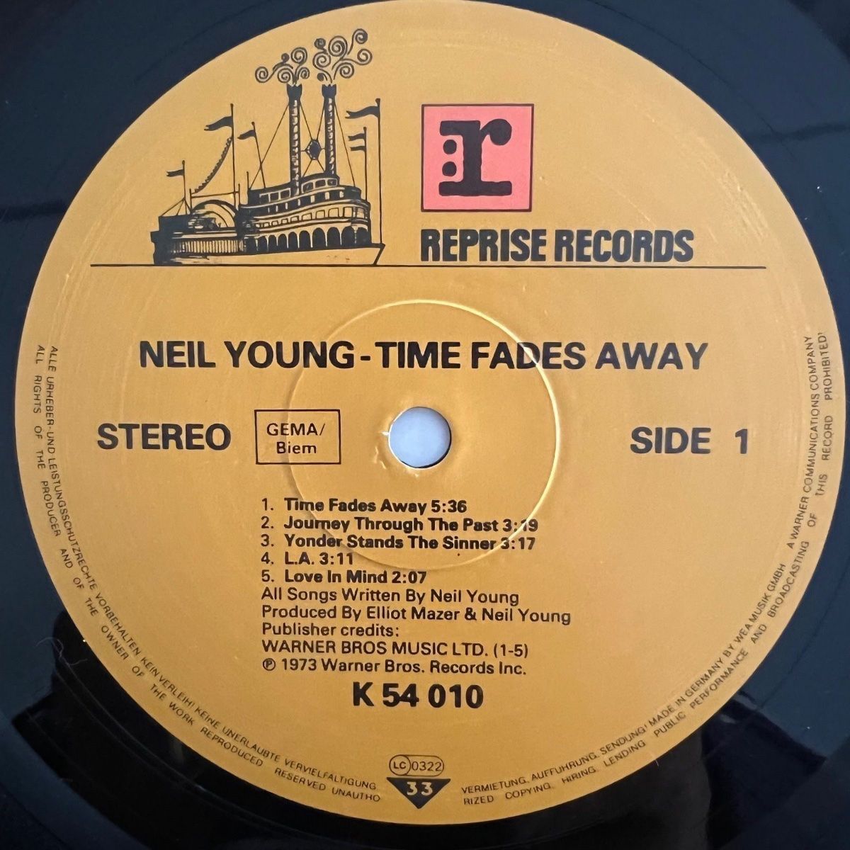 Neil Young - Time Fades Away / D RE - TOP (Gebraucht) in Gais für CHF ...