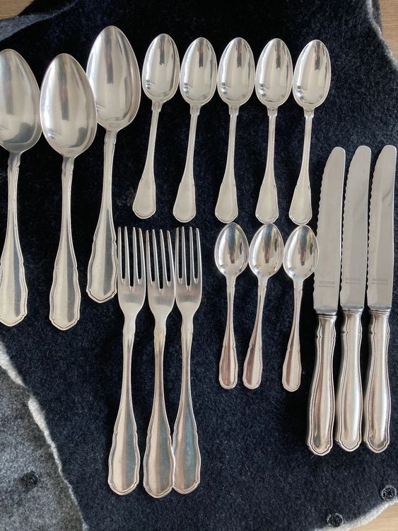 Silberbesteck 800 Bruckmann 17Stk. 100J. (Gebraucht) in Fehraltorf für CHF 271 – mit Lieferung ...
