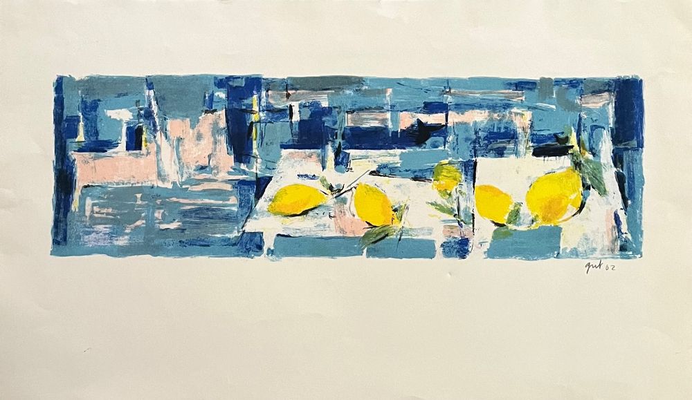 Jean-Jacques Gut (1924- 2002) Lithographie Handsigniert | Kaufen auf Ricardo