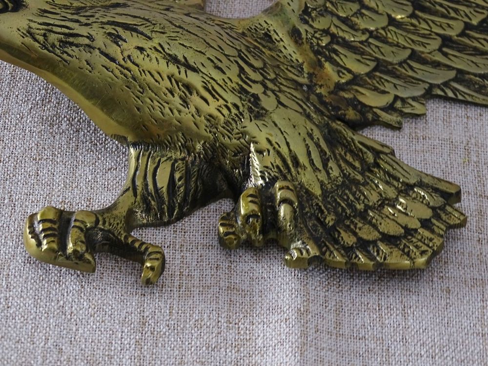 Vintage Mid-Century Wanddeko – Goldener Adler – Messing (Gebraucht) in ...
