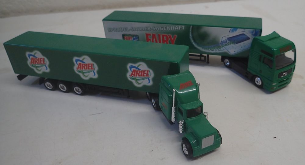 H0 - 2 LKW - MACK "ARIEL" und MAN "FAIRY" (Gebraucht) in Lausanne für ...