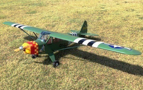 Piper L4-A Grasshopper L-4A, Spw 2710mm, ARF-Set, VQ-Models (Neu und ...