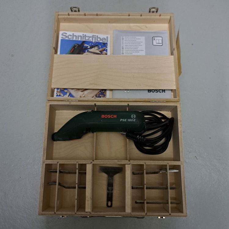 Elektroschaber Schnitzen Bosch PSE 180E inkl. Koffer | Kaufen auf Ricardo