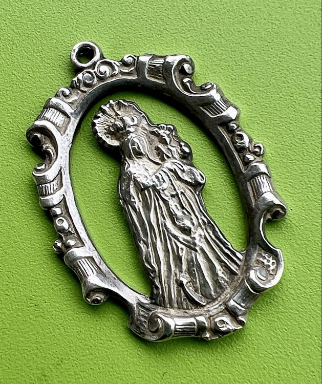 Heilige MuTTeR GoTTeS mit KinD… Silber Anhänger GroSS… (Neu (gemäss ...