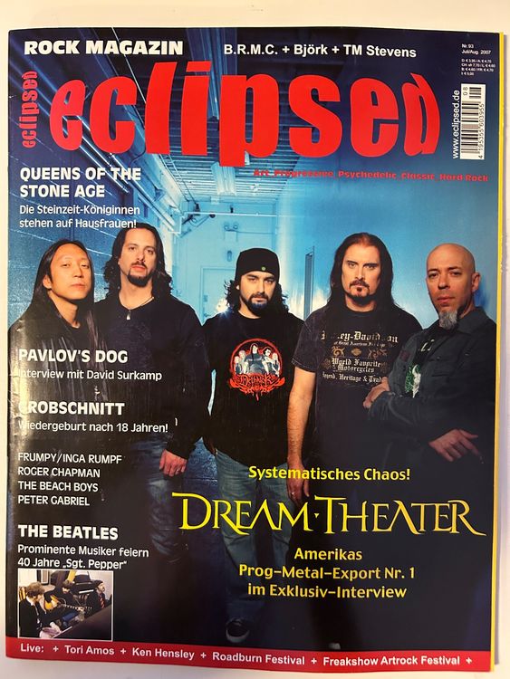 Eclipsed Magazin 93 7./2007 + CD Beilage Vol. 25, Top! (Gebraucht) in Aesch BL für CHF 2 – mit ...