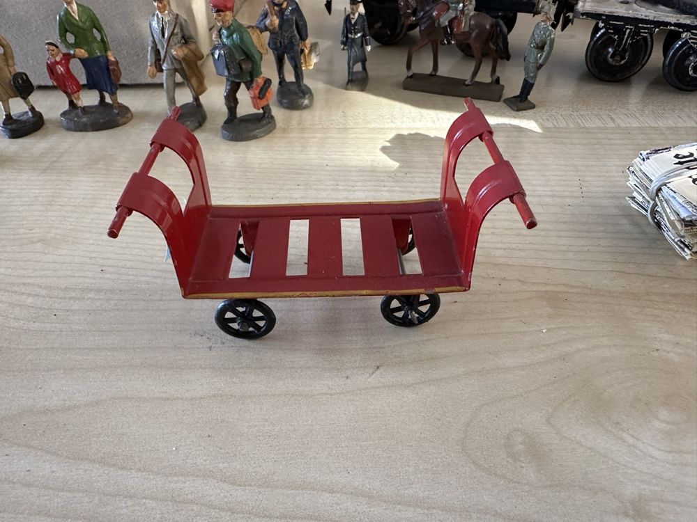 Märklin - ANTIK - Spur 1 - Blech - Bahnsteig-Handwagen (Gebraucht) in ...