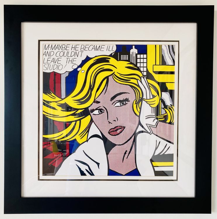 Roy Lichtenstein, M-Maybe (A Girl’s Picture) 1965 Pop Art | Acheter sur ...